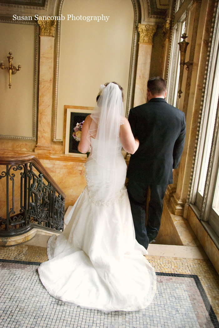 Chris & Stephanie's Gorgeous Wedding at the Providence Public Library ...